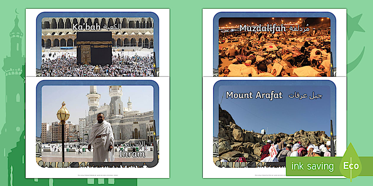 Hajj Display Photos Arabic/English