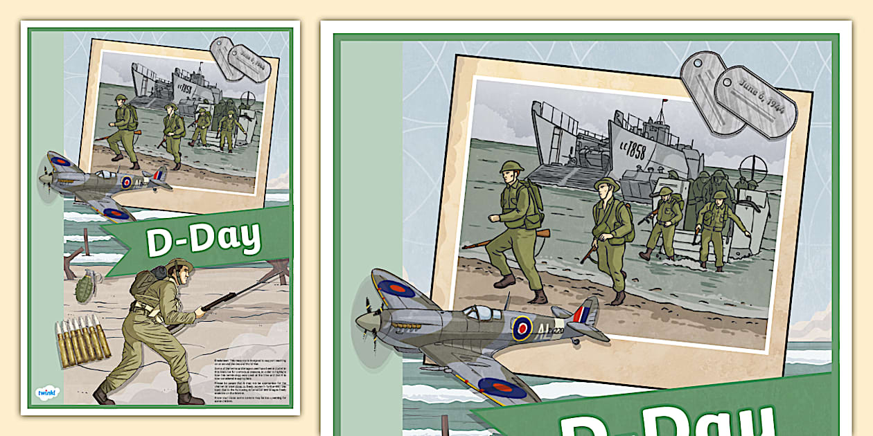D-Day Display Poster (teacher made) - Twinkl