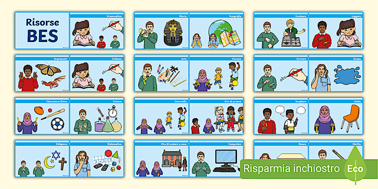 Schede di comunicazione in classe | BES - Twinkl