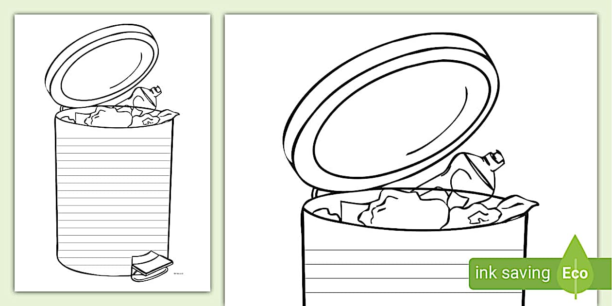 Litter Shape Poem Template - Twinkl - KS2 - English - Twinkl