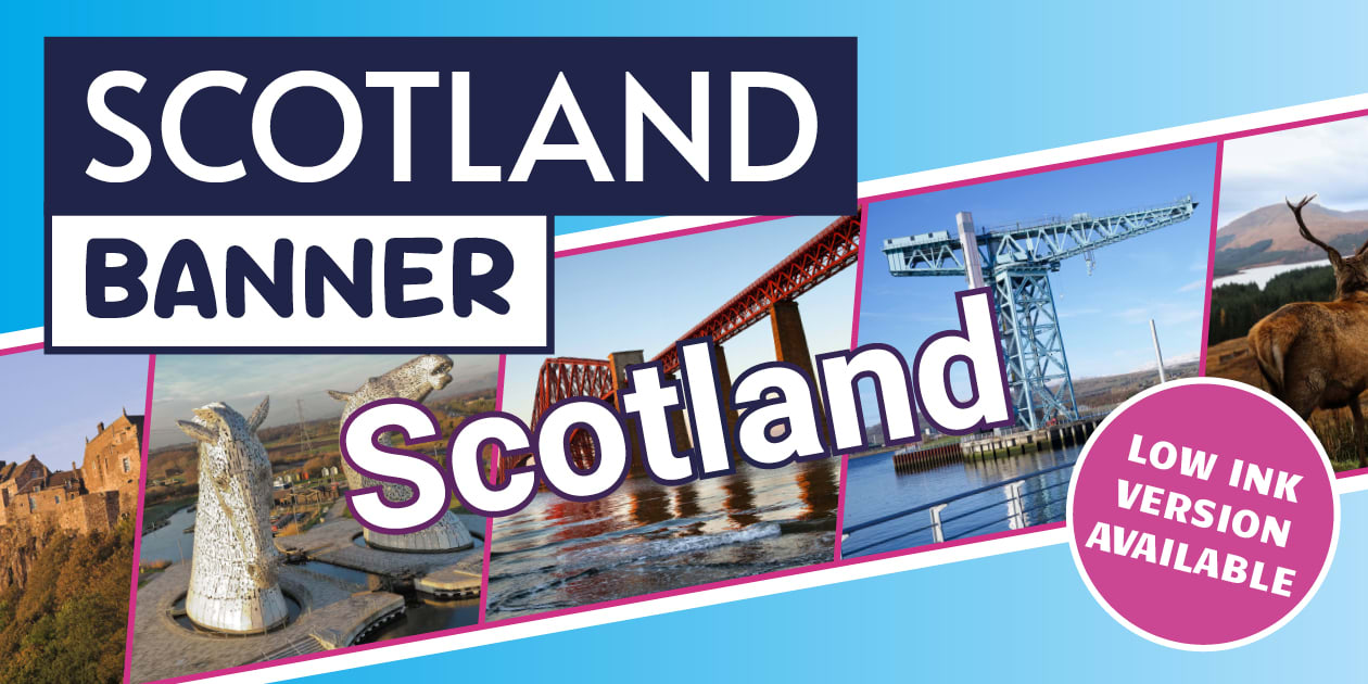 Scotland Banner for Geography Classrooms