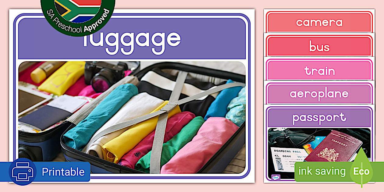 Going On Holiday Display Photos - Twinkl South Africa