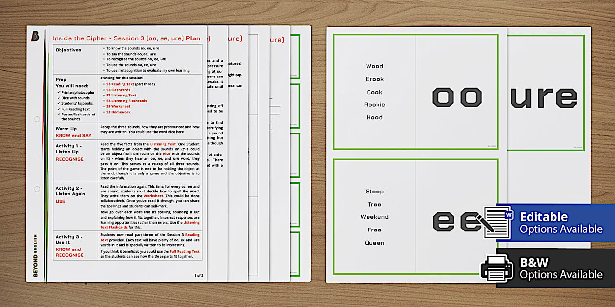 Inside the Cipher: Stage Three, Week 8 (teacher made)