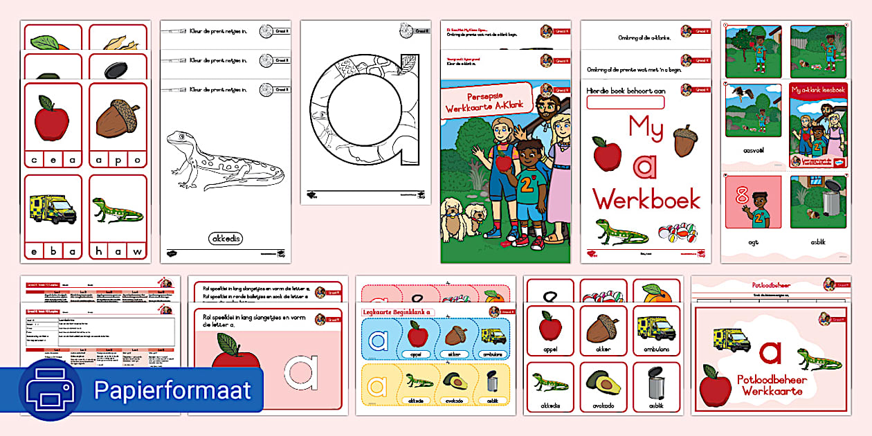 Graad R Klankeprogram Hulpbronpakket a (teacher made)