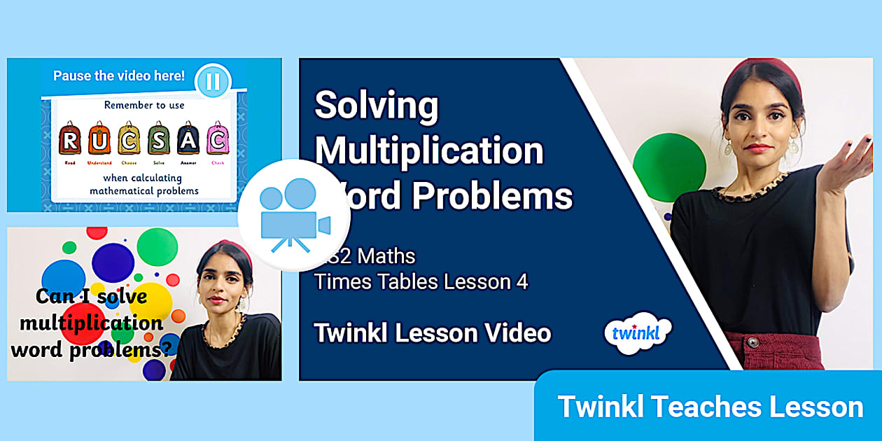 👉 Year 3 (Ages 7-8) Times Tables: Video Lesson 4 - Twinkl