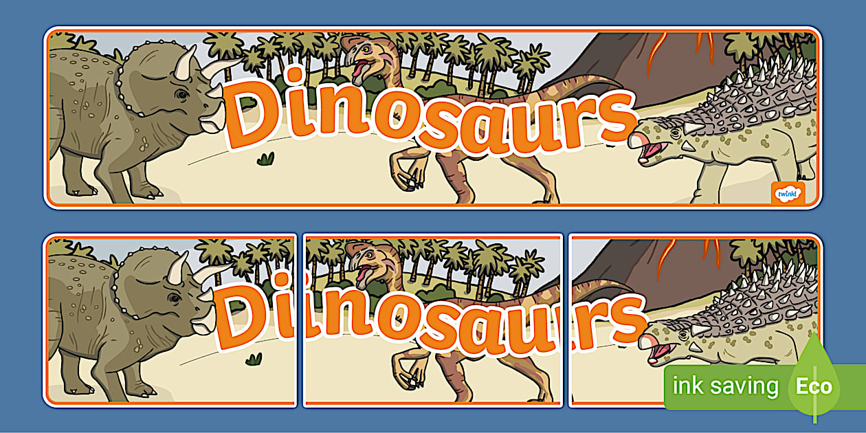 Dinosaur Banner | Primary Resources | Teaching Resources