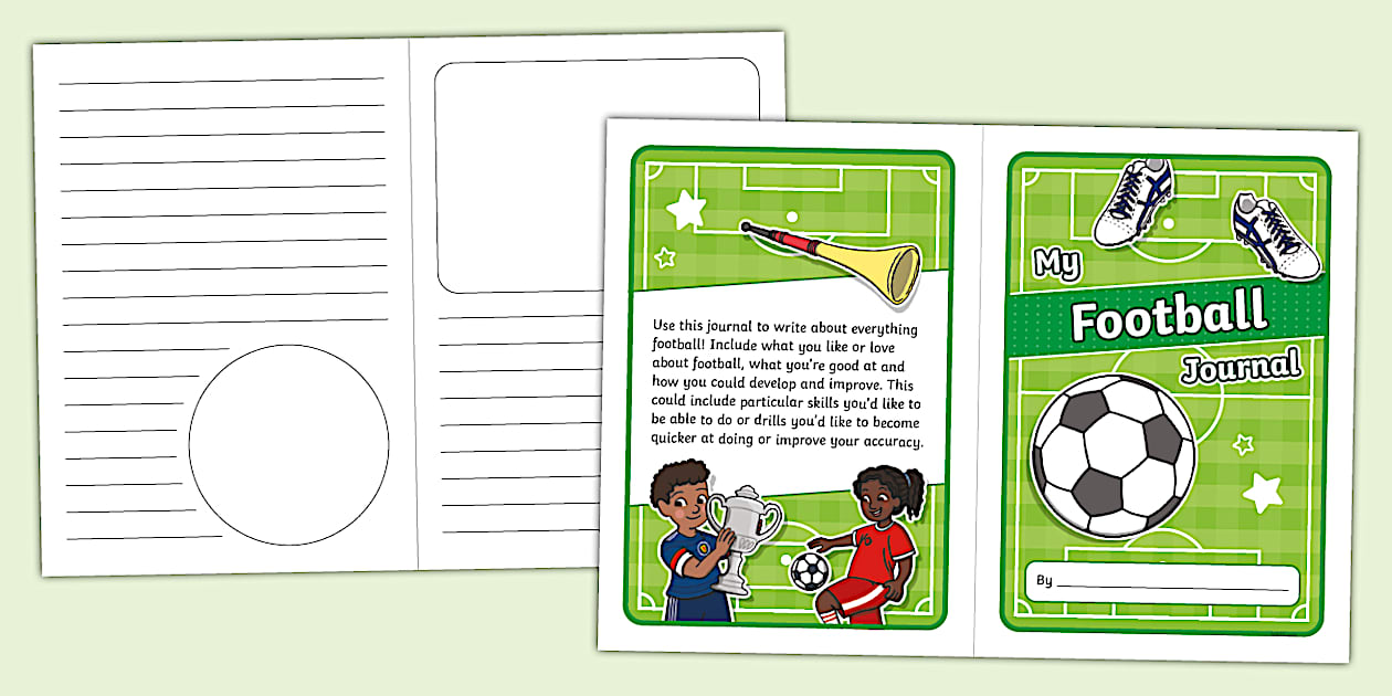 My Football Journal Writing Template