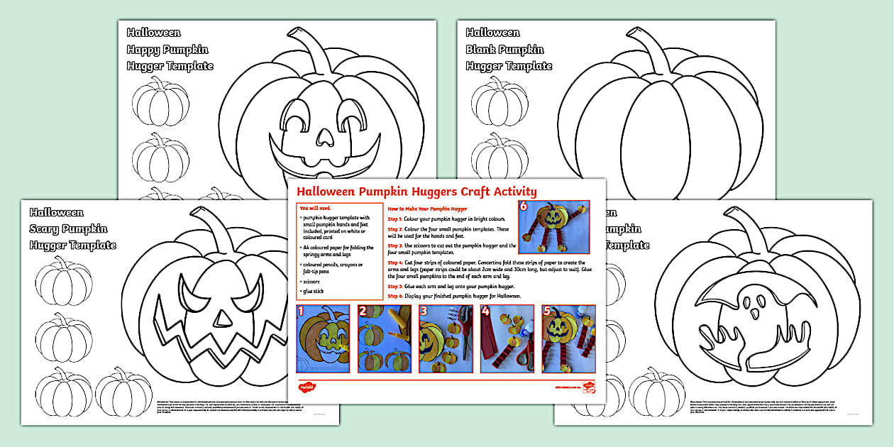 Halloween Pumpkin Craft Activity | Twinkl Resources