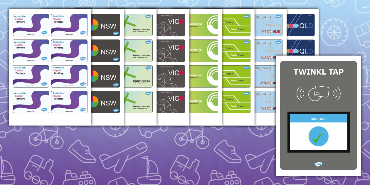 Australian Public Transport Cards (teacher made) - Twinkl