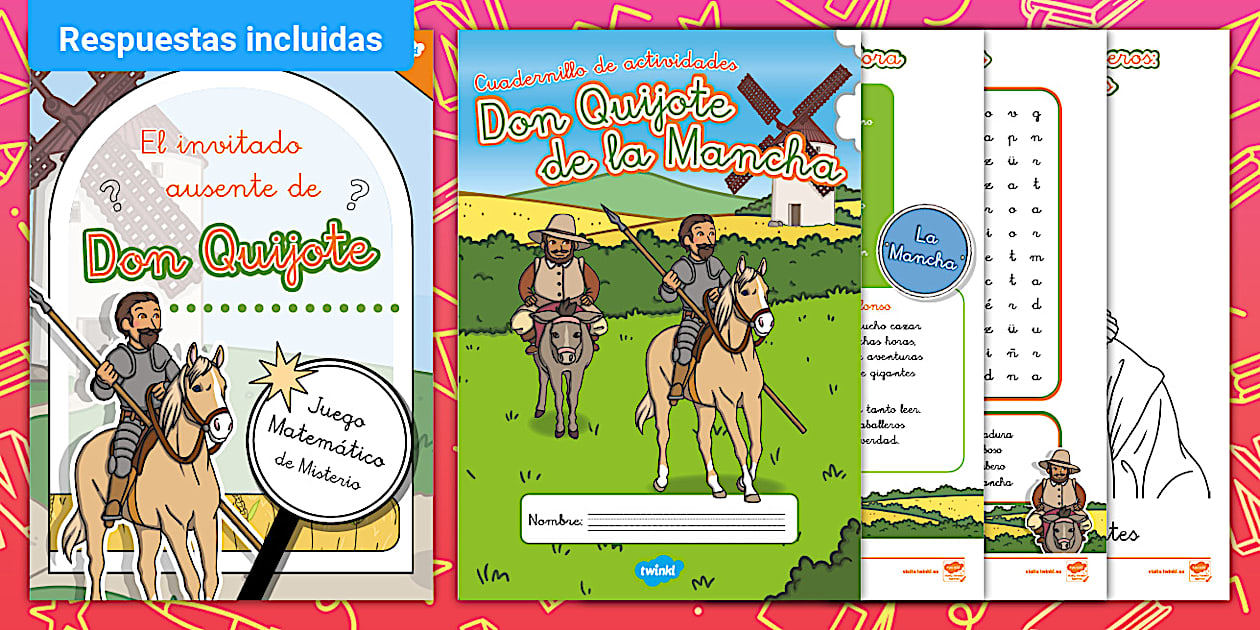 Cuadernillo de actividades: Don Quijote de la Mancha