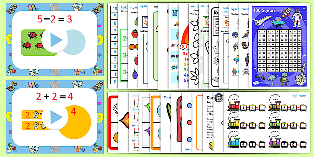 First Level Addition and Subtraction Resource Pack - Twinkl