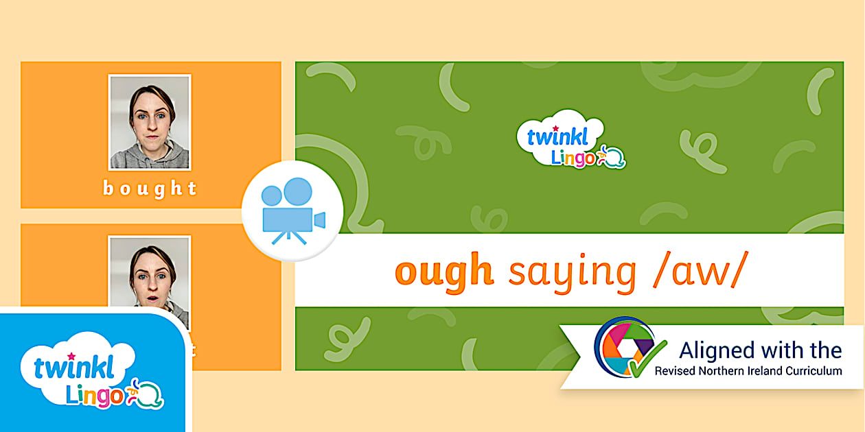 Twinkl Lingo Stage 5/6: ough saying /aw/ video - Twinkl