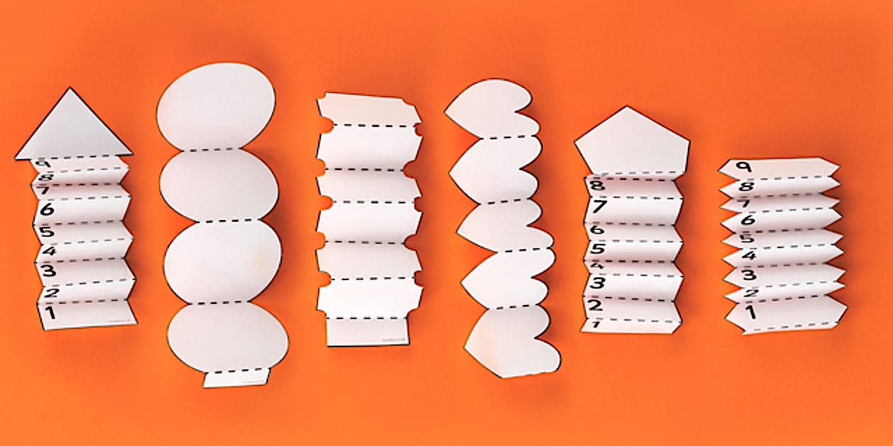 Interactive Concertina Visual Aid Template, Visual, Concertina