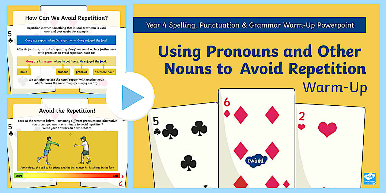 KS2 Interactive Pronouns Game PowerPoint - Pronouns KS2