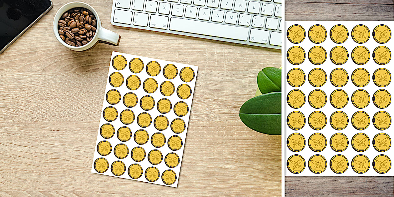 Pirate Gold Coins Printable | Twinkl Party (teacher made)