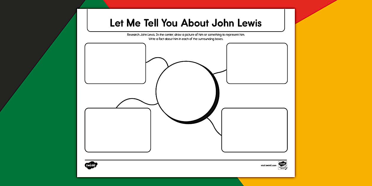 John Lewis Research Activity for K-2nd Grade | Twinkl USA