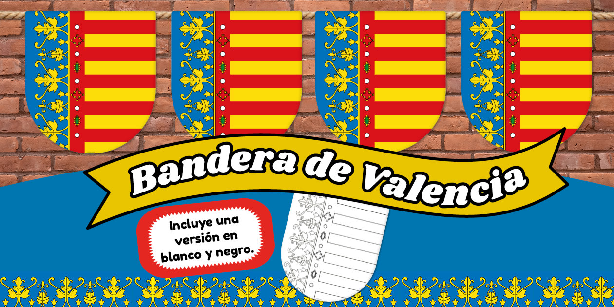 Banderines: Bandera de Valencia