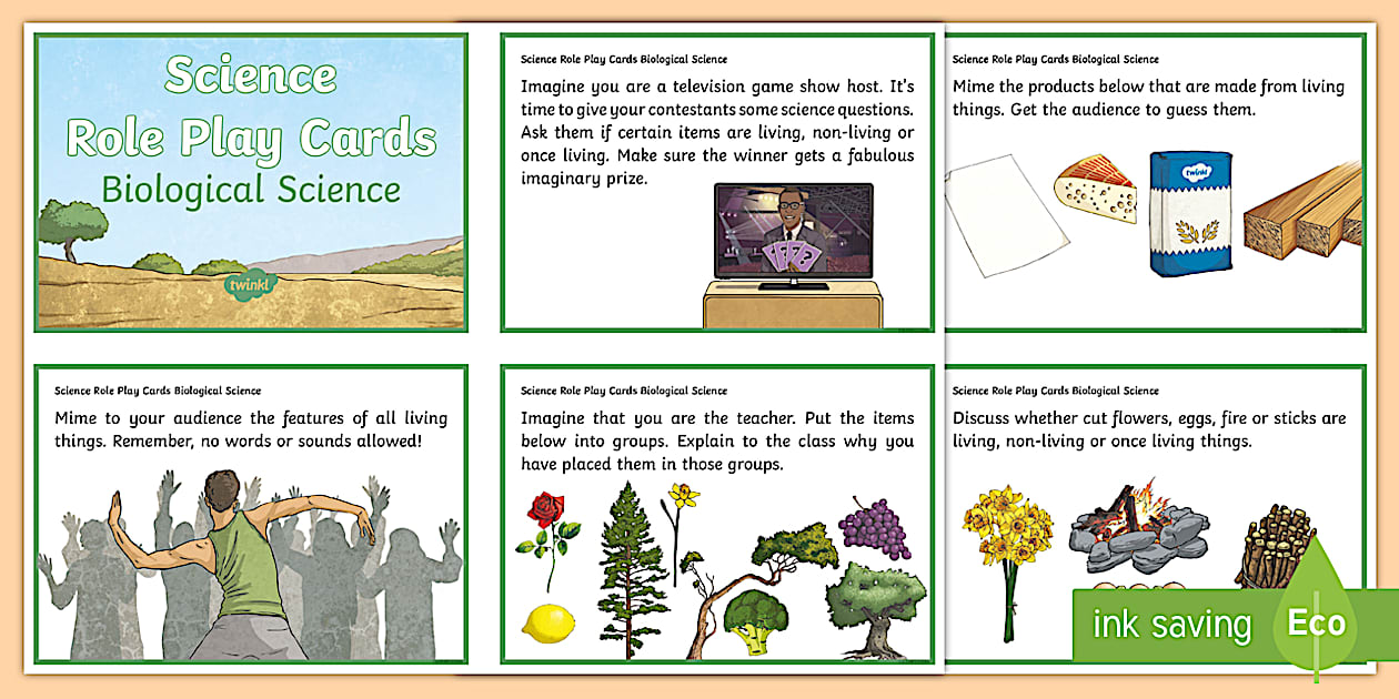 Year 3 Biological Sciences Role Play Cards – Australia