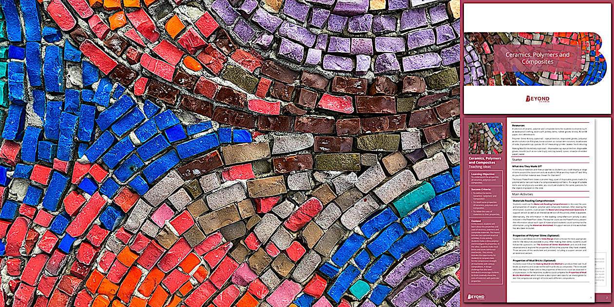 KS3: Materials and Recycling: Ceramics, Polymers and Composites