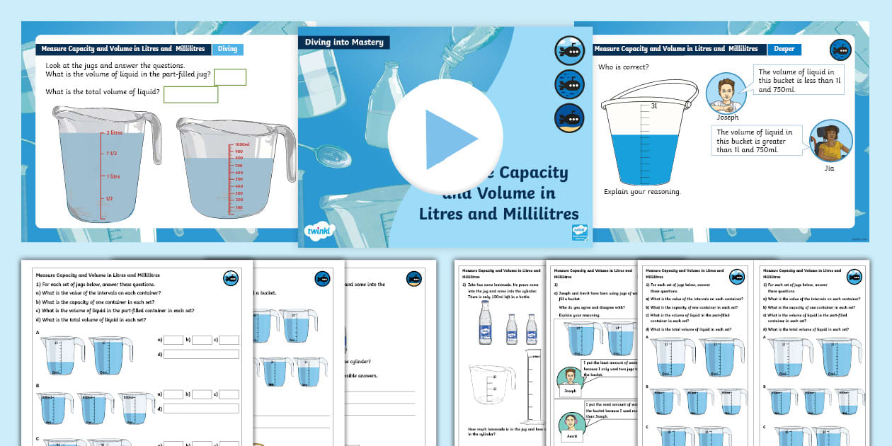 Year 3 DiM: Step 8 Measure Capacity and Volume in l/ml