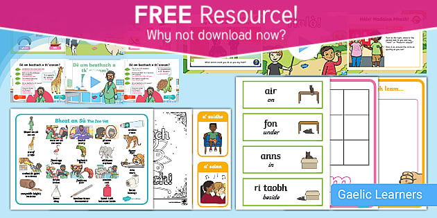 Free Taster Pack for Gaelic Learners (teacher made) - Twinkl