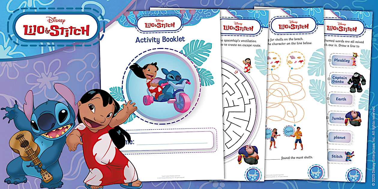 Lilo & Stitch Activity Book [Ages 5-7] | Disney | Twinkl