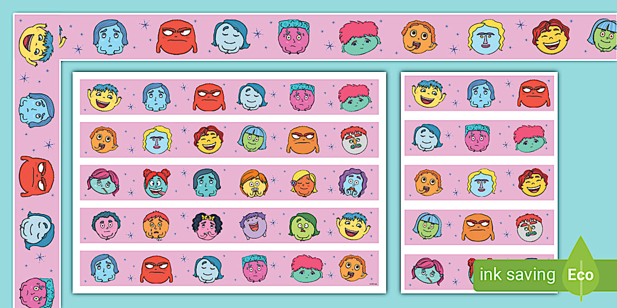 Mood Monsters Display Borders (teacher made) - Twinkl