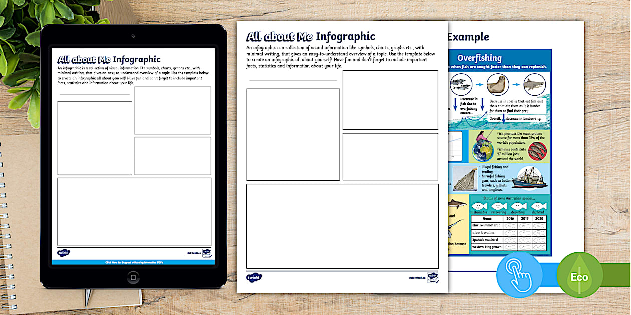 All about Me Infographic Activity | Back To School Activity