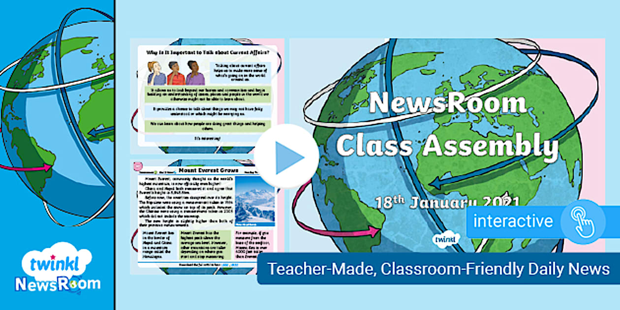 Interactive News PowerPoint | Twinkl NewsRoom Resources