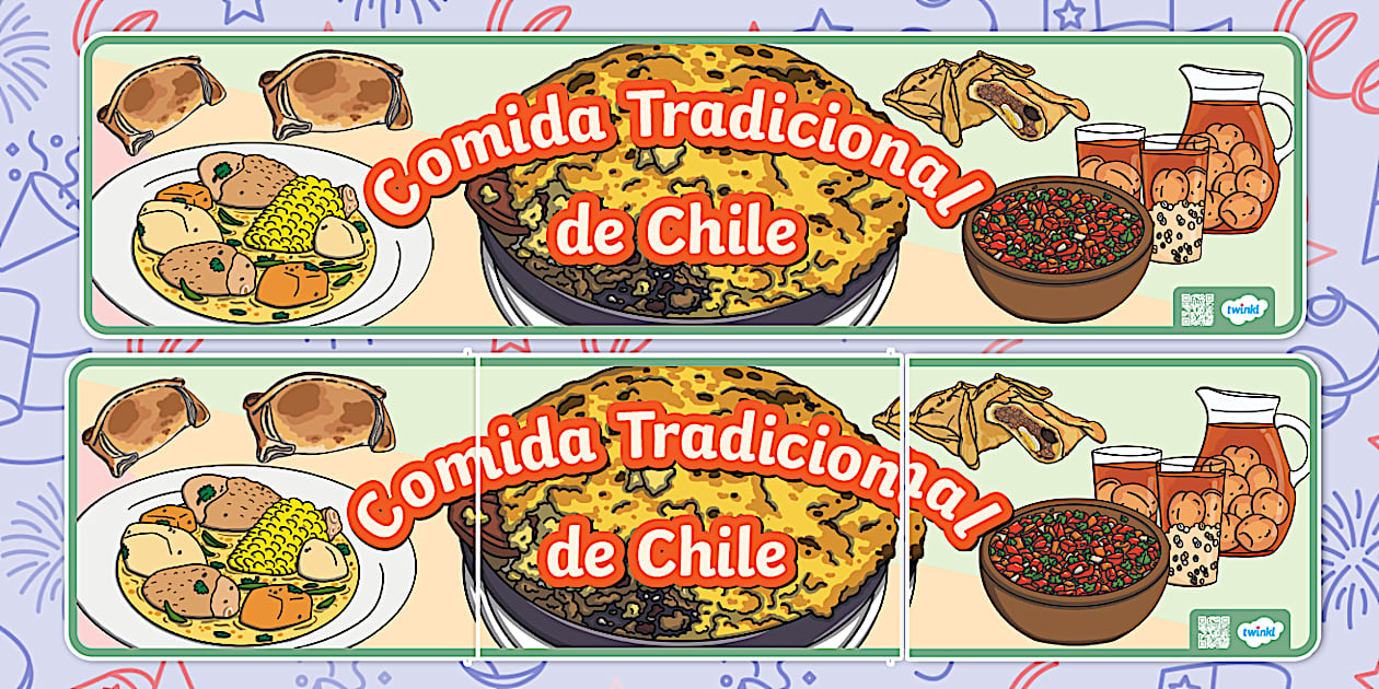 Cartel: Comida Tradicional de Chile (professor feito)