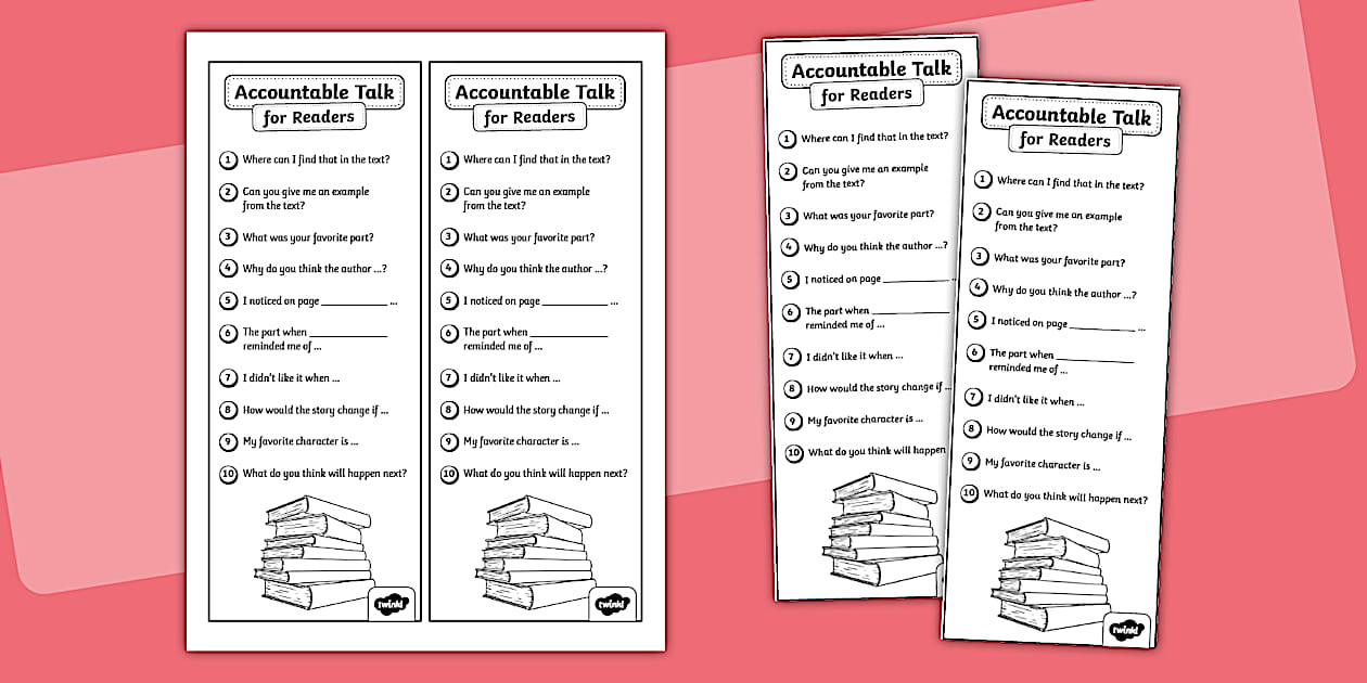 Accountable Talk for Readers for 6th-8th Grade