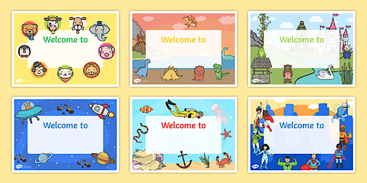 👉 Welcome Signs (teacher made) - Twinkl