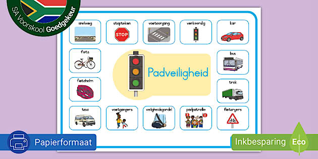 Padveiligheid Kommunikasiemat (teacher made) - Twinkl