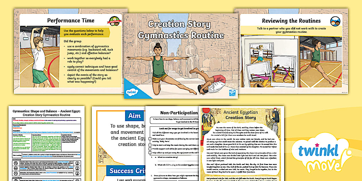 Linking Movements PE Lesson - Year 4 Gymnastics - Twinkl