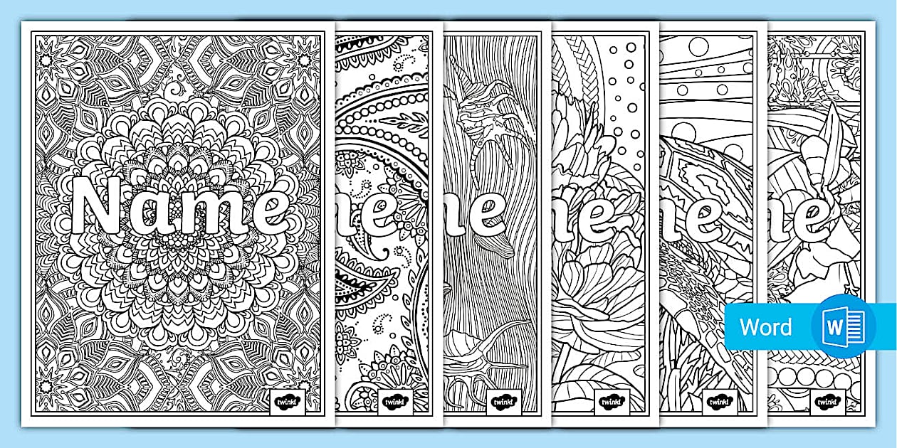 Mindfulness Binder Cover Coloring Pages | Twinkl USA