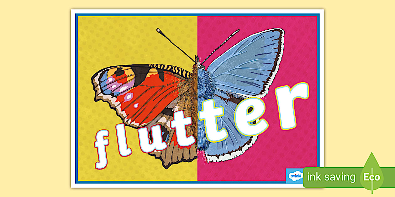 Butterfly Pop Art Display Poster