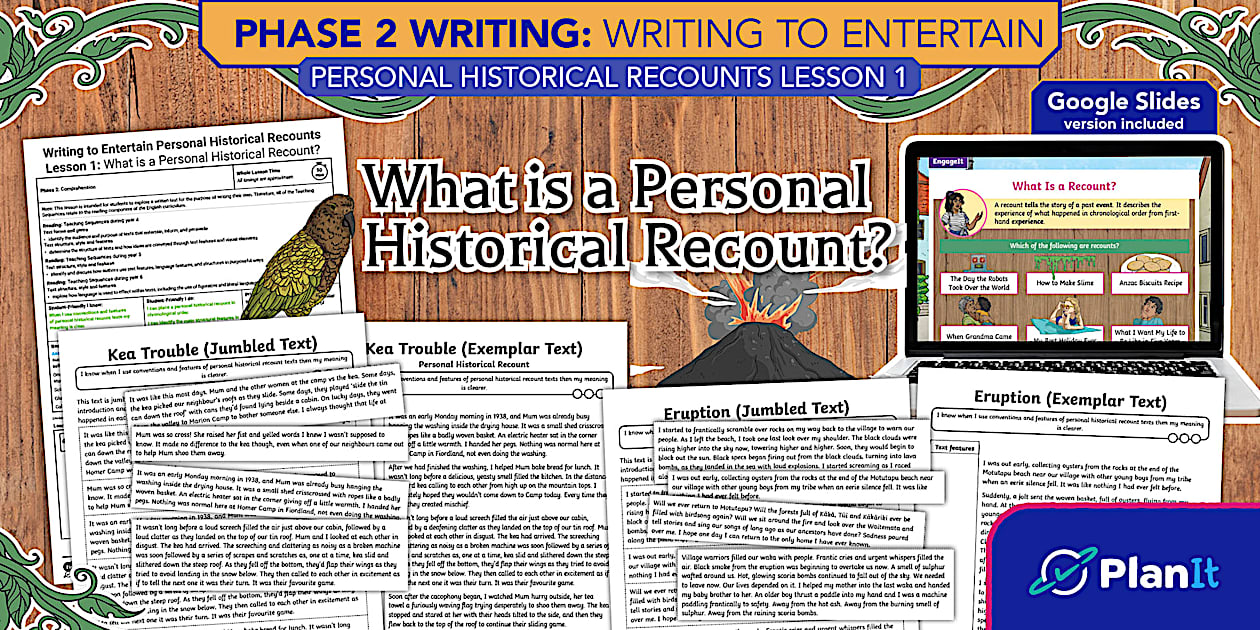 Historical Recounts: What is a Personal Historical Recount?