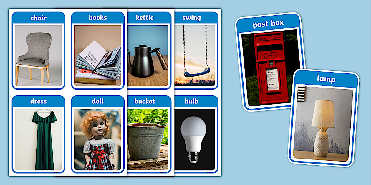 Everyday Objects Photo Flashcards (teacher made) - Twinkl