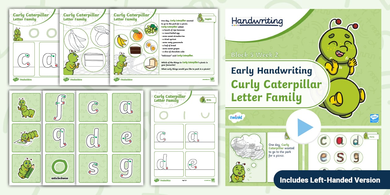 Early Handwriting Block 5 Week 2