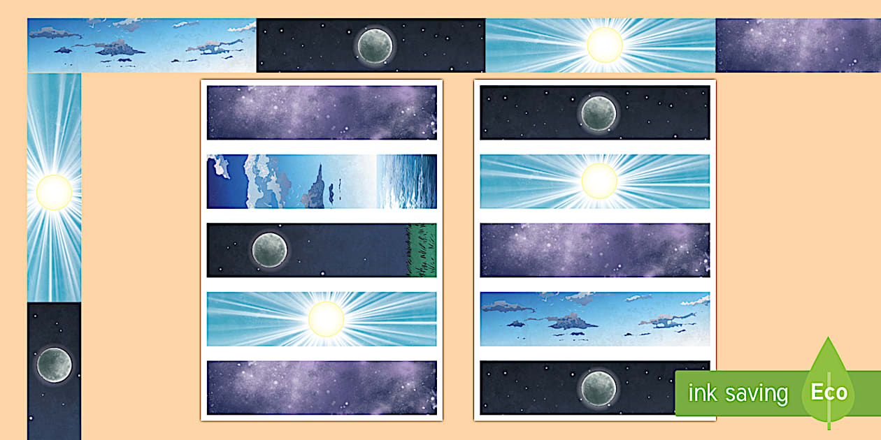 Day and Night Display Borders – Earth’s rotation