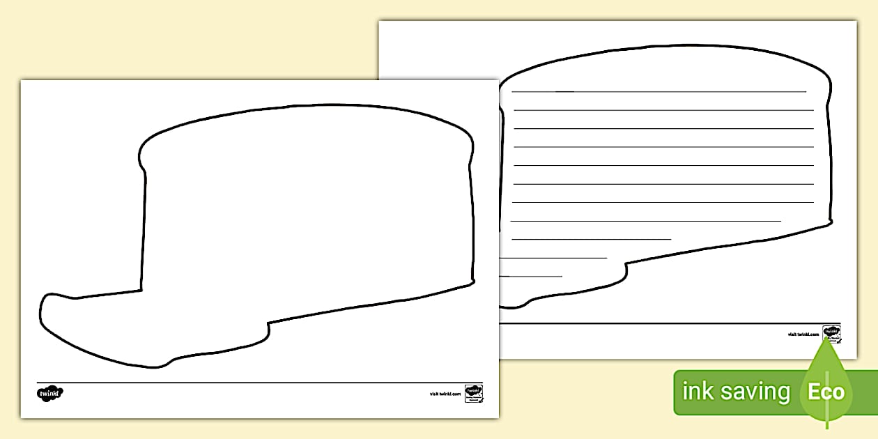 Loaf Of Bread Writing Template Lehrer Gemacht Twinkl