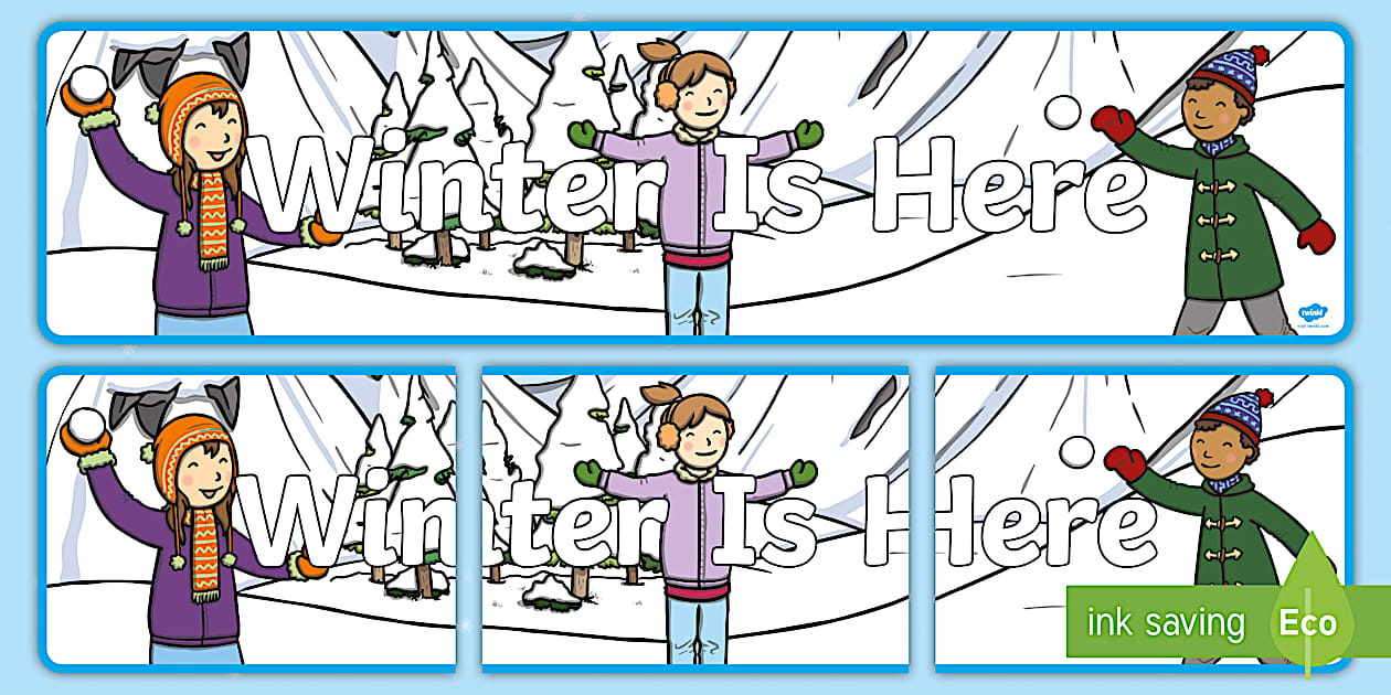 Winter Wonderland Banner | Winter Resource | Twinkl USA