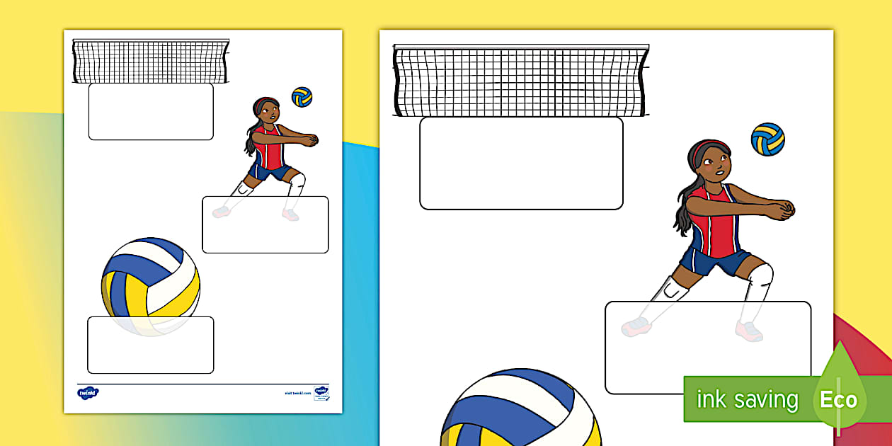Volleyball Self-Registration (Hecho por educadores) - Twinkl