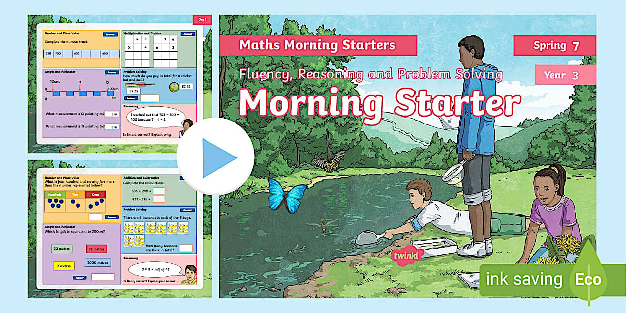 👉 Year 3 5 minute filler question PowerPoint - Twinkl