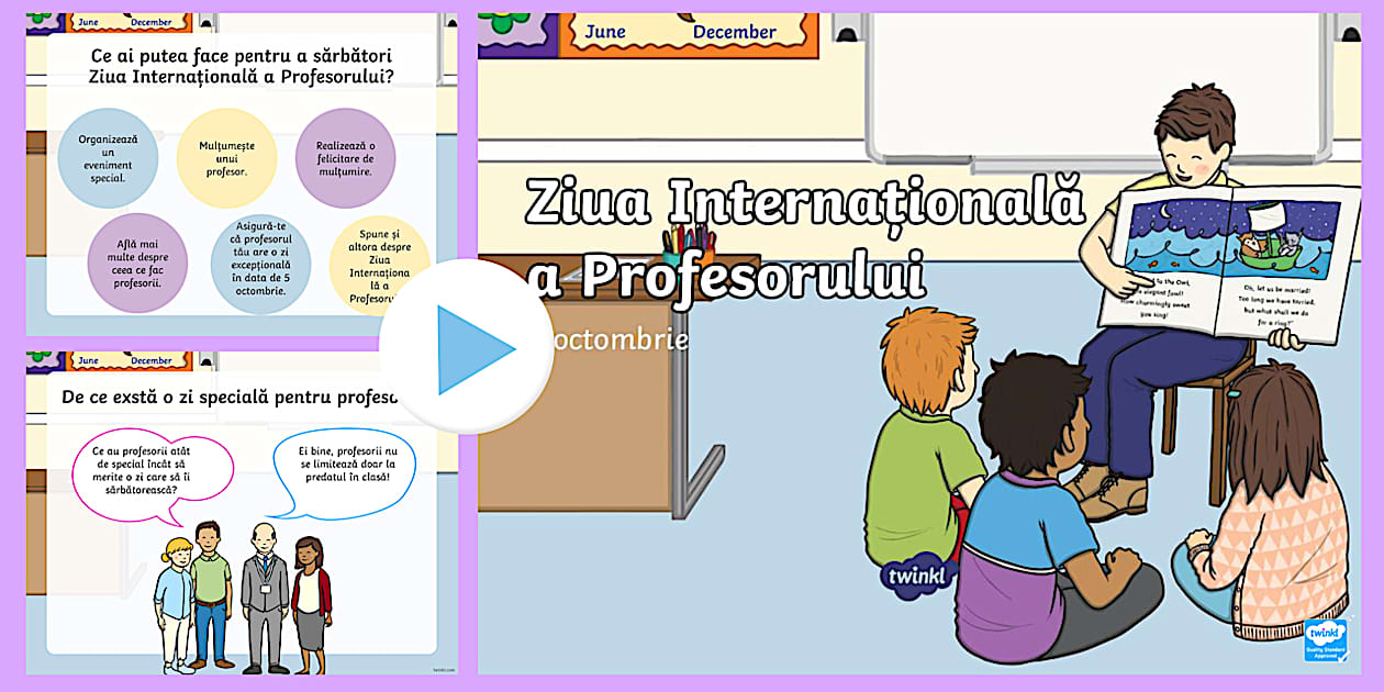 Ziua Educației - Prezentare PowerPoint - Twinkl