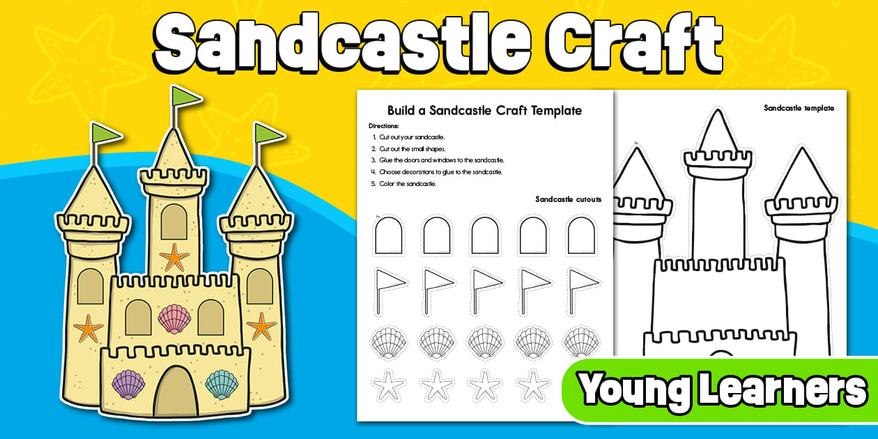 Build a Sandcastle Cutting Skills Craft