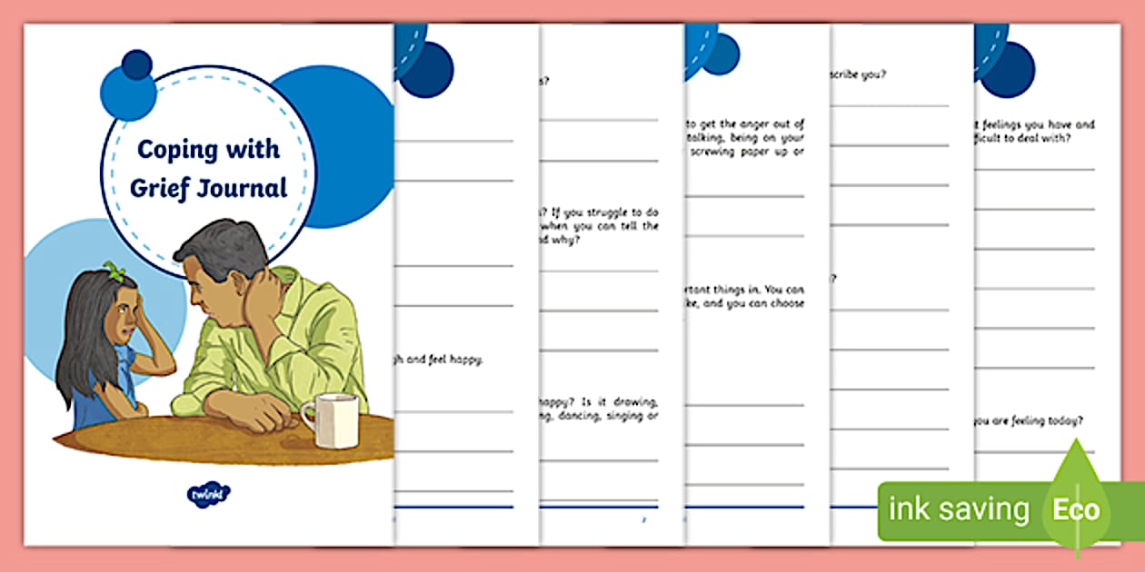 Printable Grief Journal for Children - Coping with Grief