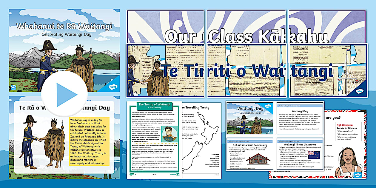 Waitangi Day NZ Teaching Resource Pack (teacher made)