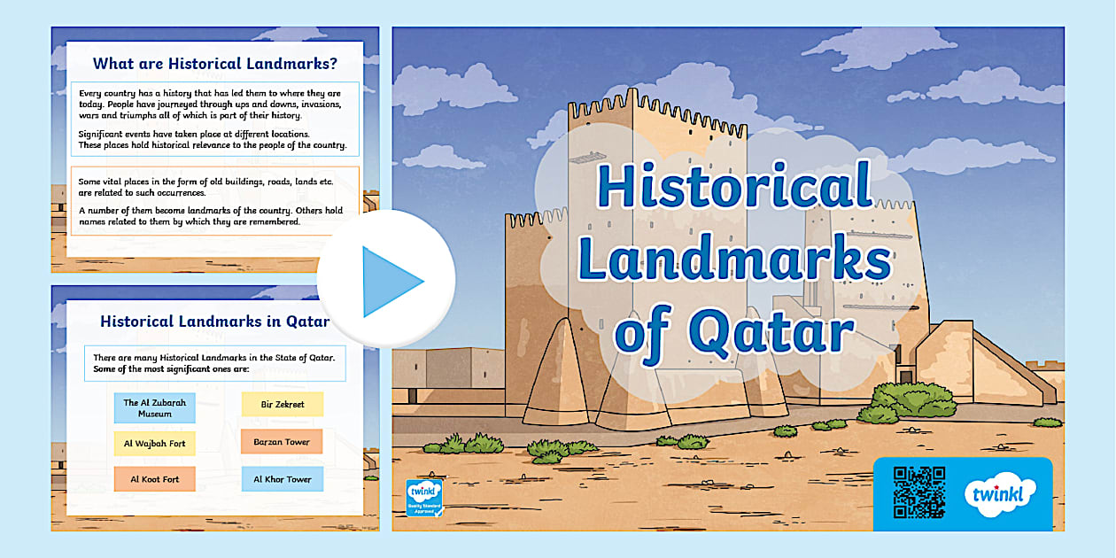 Historical Landmarks of Qatar PowerPoint (teacher made)