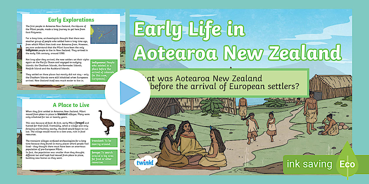 Life In Pre-European New Zealand Powerpoint
